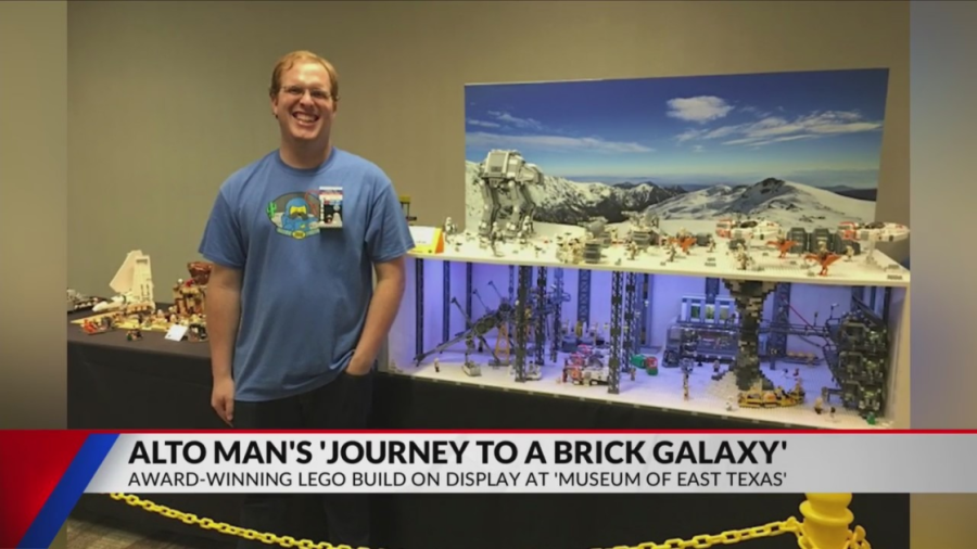 East Texan showing off award winning Lego display in Lufkin