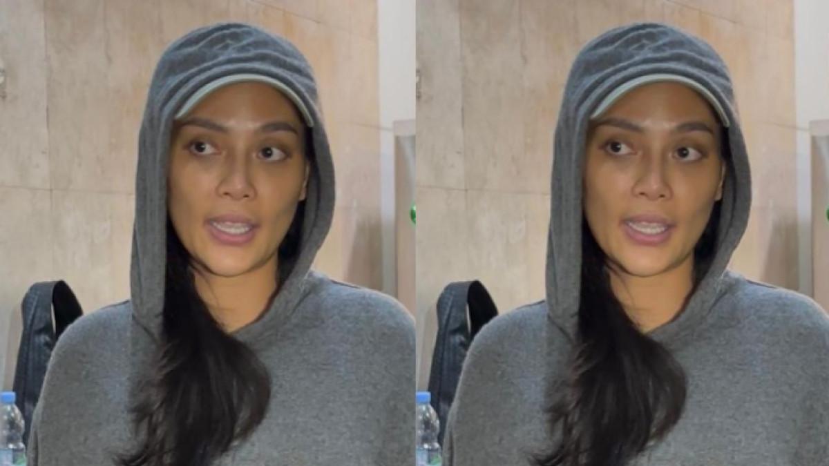 Potret Erika Carlina Malam-malam Datangi Polda Metro Jaya,Laporkan DJ Panda Kasus Pengancaman