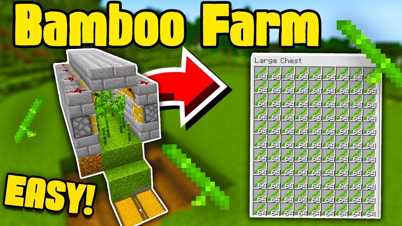 Easy Automatic Bamboo Farm – Minecraft 1.21+ (Java & Bedrock Tutorial)