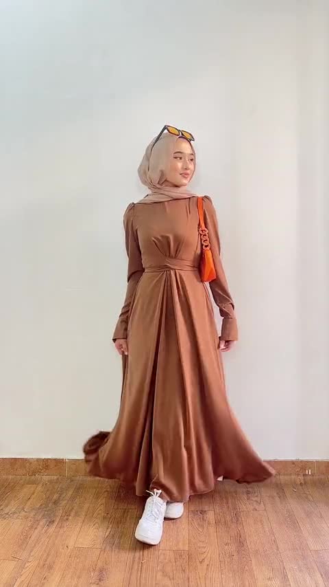 How I Style a Modest Brown Dress for Everyday Wear