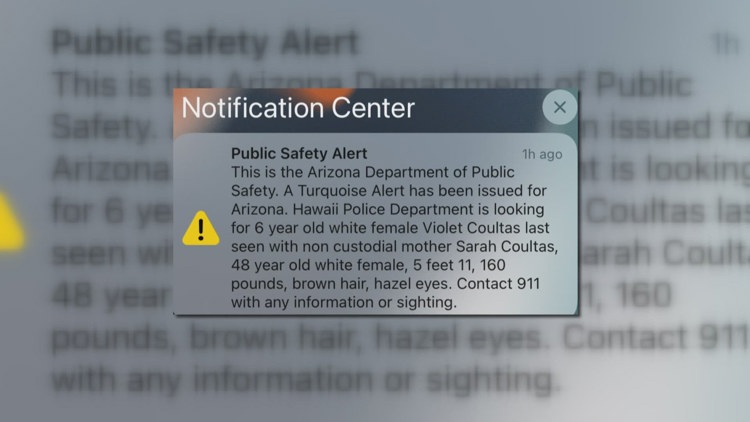 Arizona's first Turquoise Alert leads to safe recovery in just 5 hours