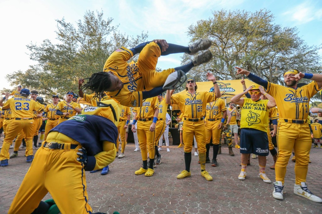 Savannah Bananas player faceplants on CNN after brutal backflip attempt