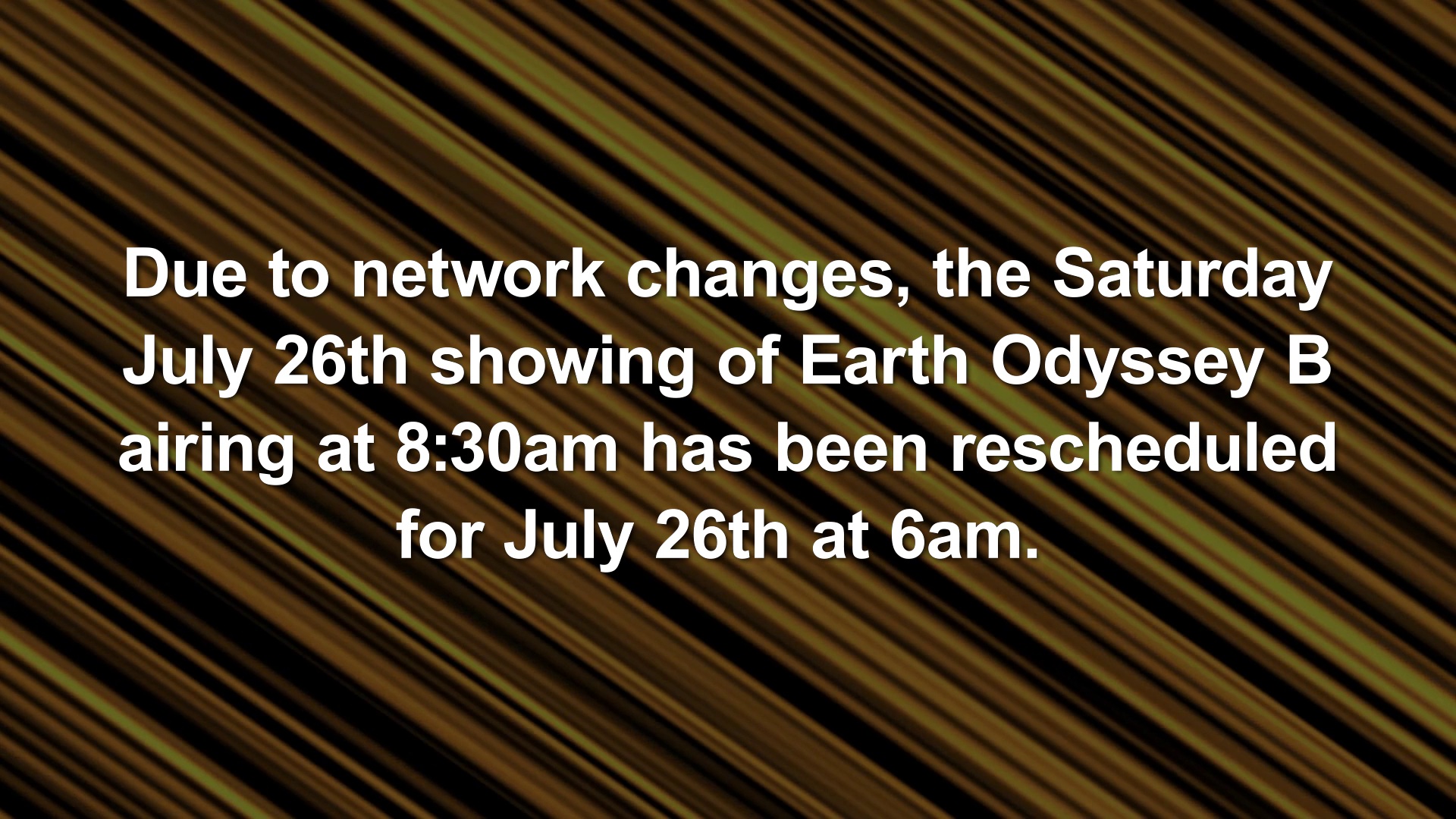 KVEO’s NBC Children’s Programming Update for July 26, 2025