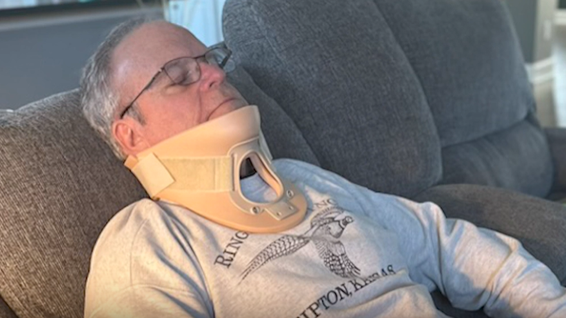 Man nearly paralyzed after bad fall now on road to recovery after ...