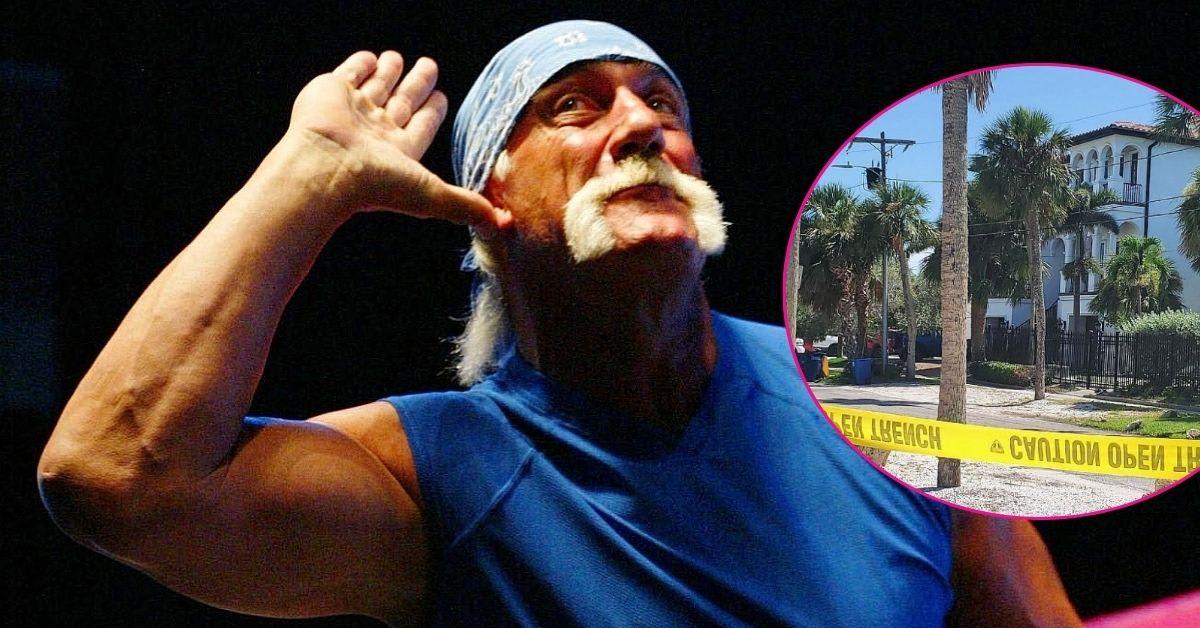 Hulk Hogan's Mansion Blocked by Yellow Caution Tape in Eerie Photos ...