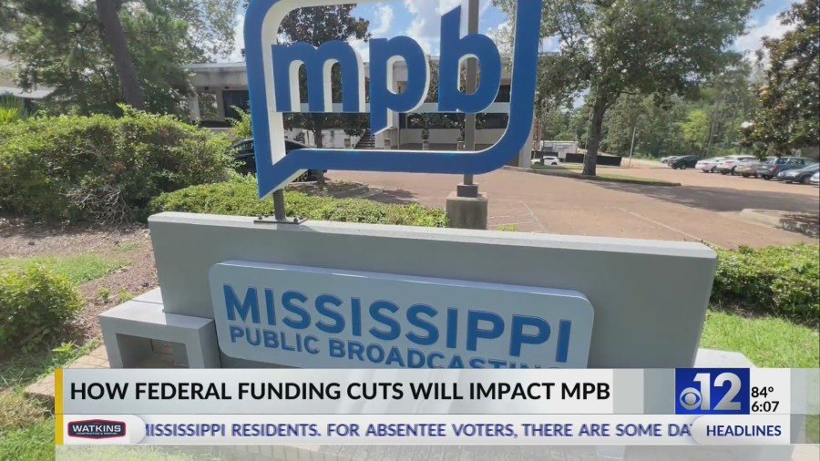 How will funding cuts affect Mississippi Public Broadcasting?