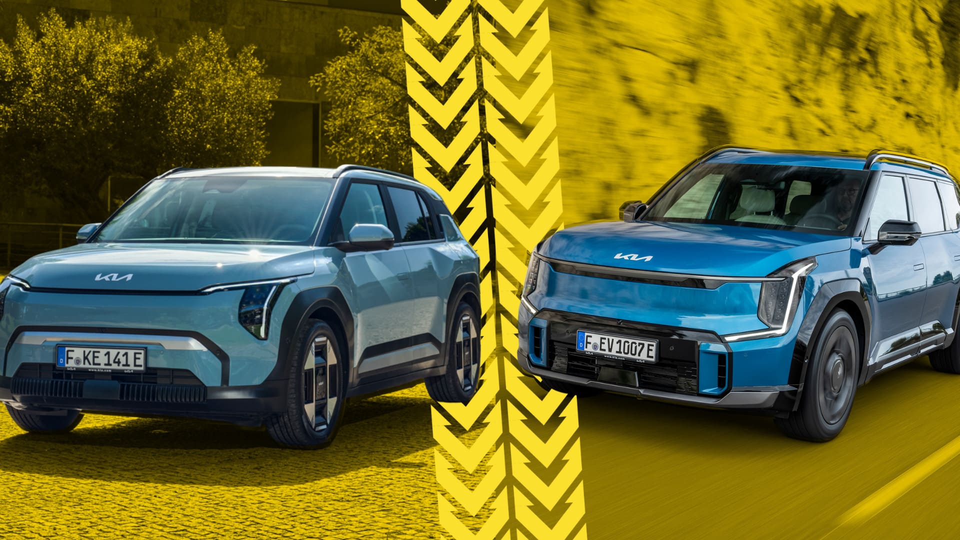 Kia EV3 vs EV9, agilidad compacta o potencia SUV