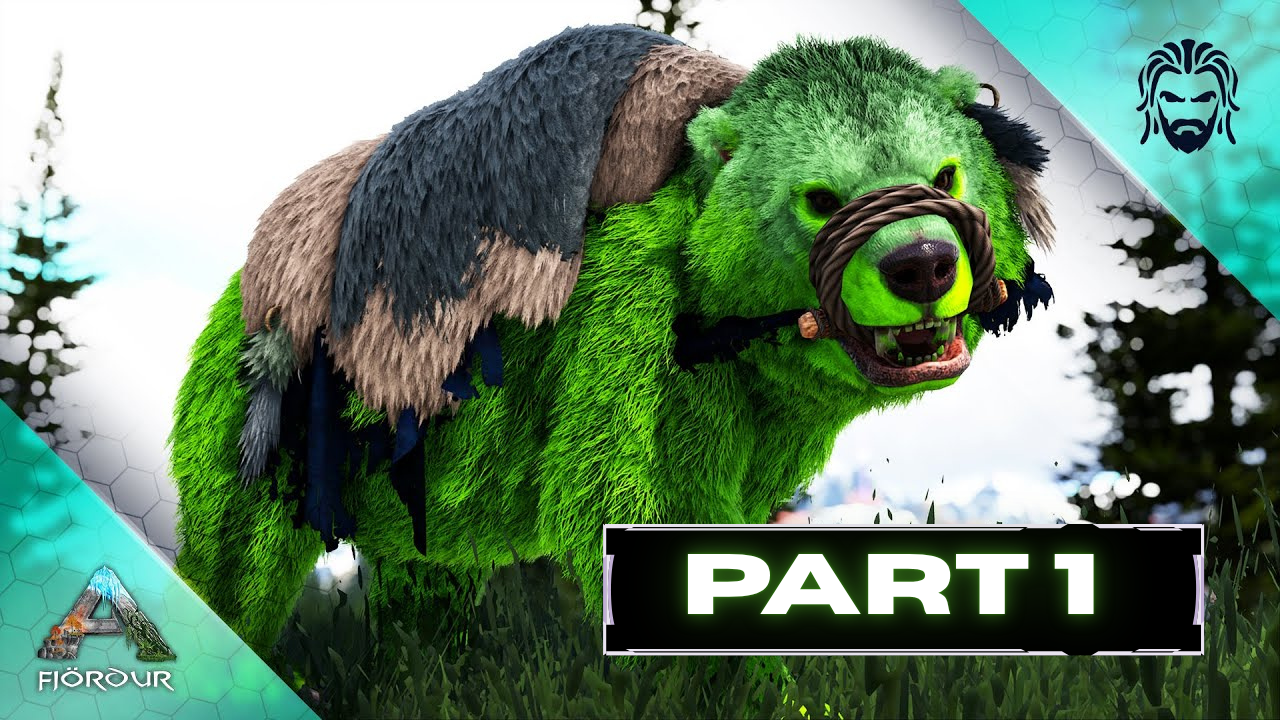 I Created The Most Beautiful Mutated Direbears! - ARK Fjordur [E19] Part 1
