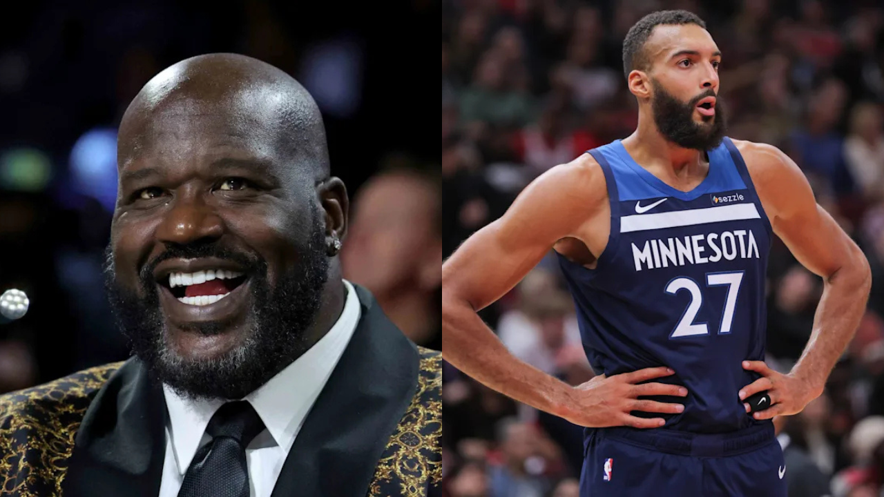 NBA legend Shaquille O’Neal vows to wear a black dress if Rudy Gobert ...