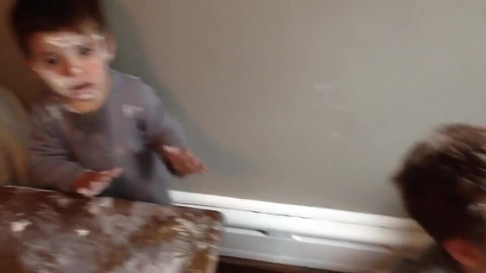 Toddlers Paint With Rash Cream