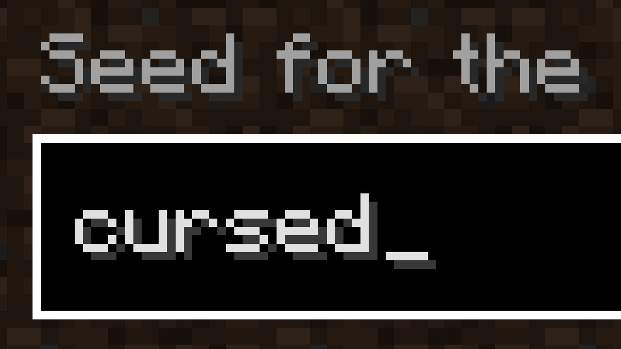 Unusual Minecraft Seed with Strange Glitches and Odd World Generation