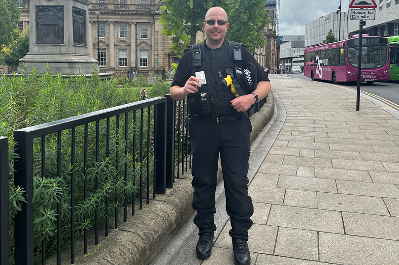 Quick-thinking Sheffield police officer saves man in street