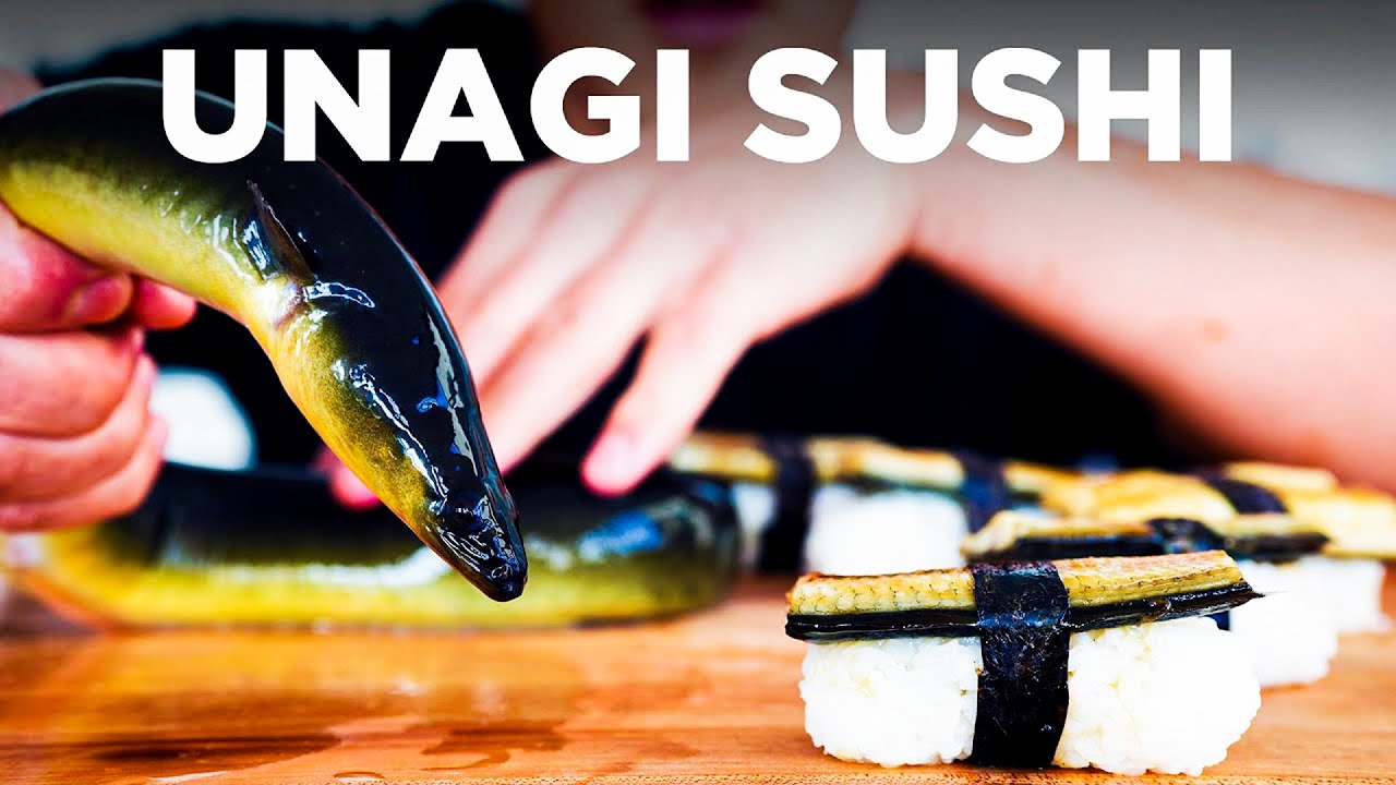 Preparing Sushi from a Live Eel