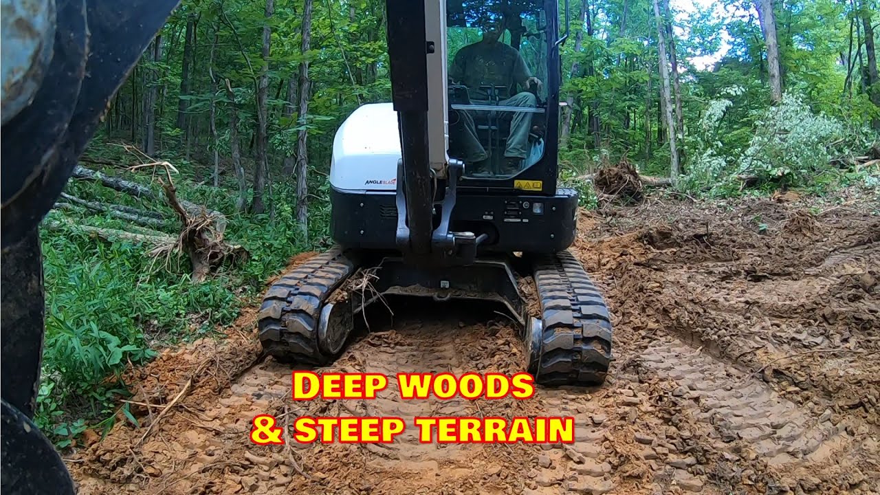 Cutting a New Road Through the Woods & Installing a 20-Foot Culvert ...