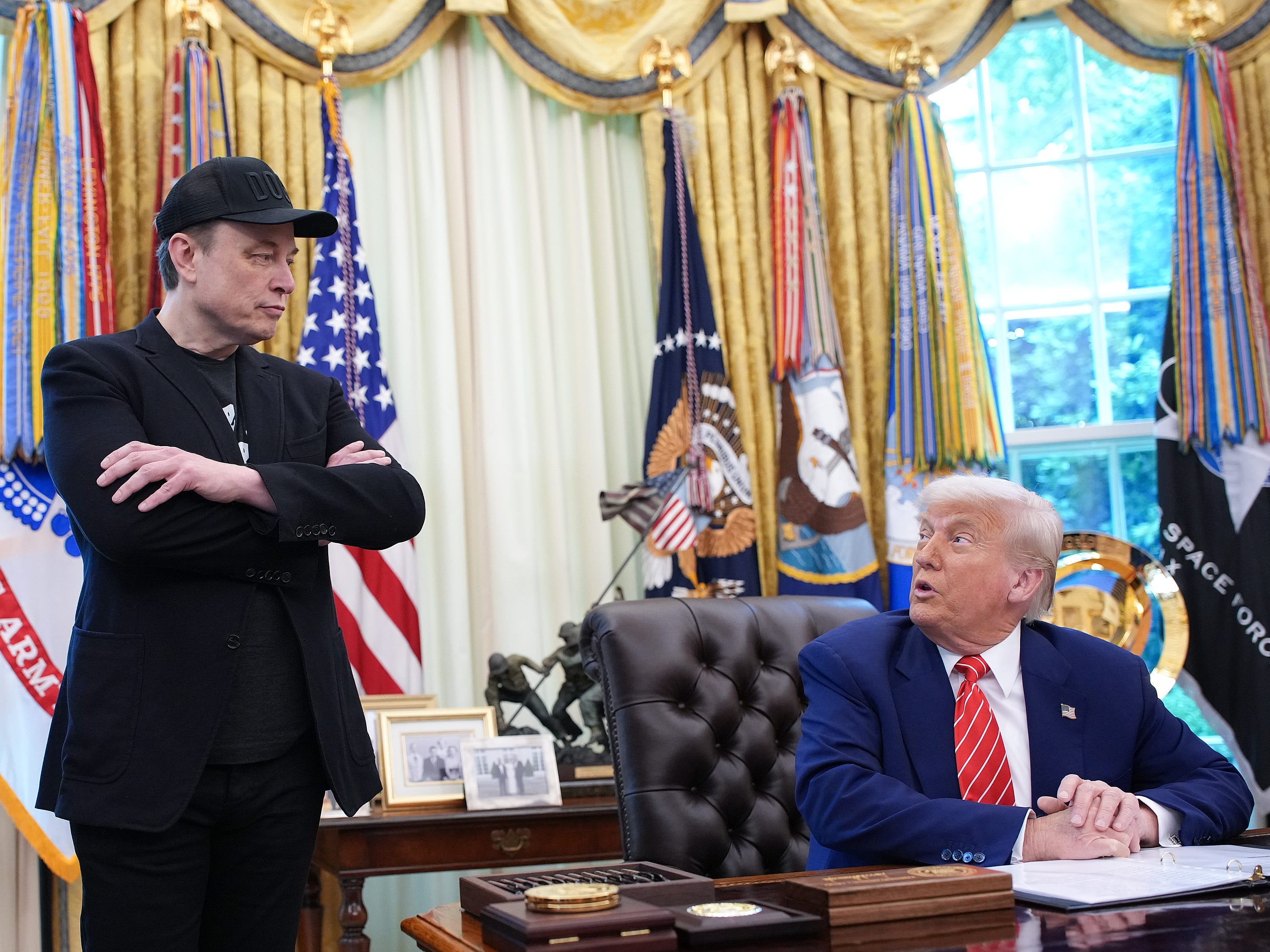 Elon Musk fires back at Trump's claim that his companies will still ...