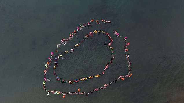 Swimmers demonstrate Float To Live technique ahead of World Drowning ...
