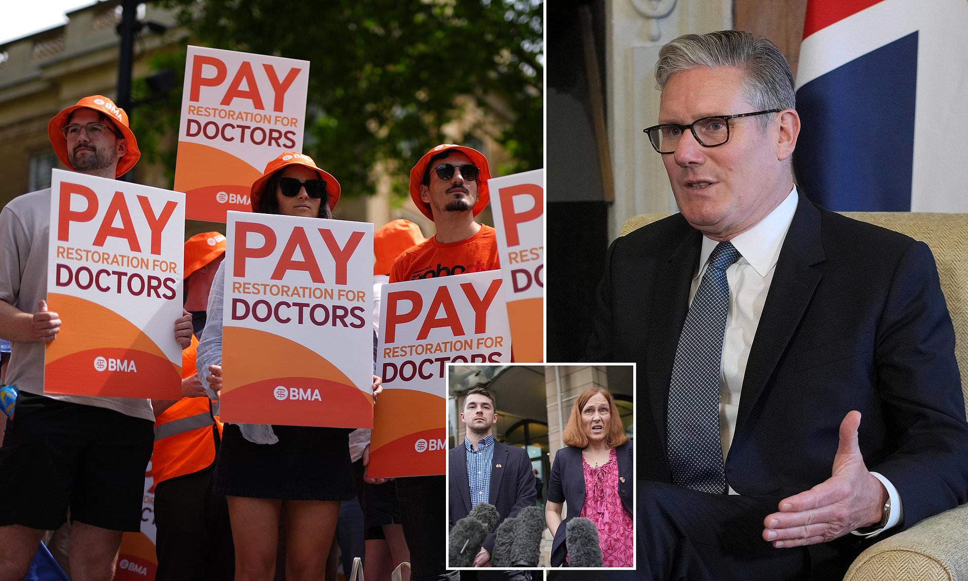 Militant doctors start five-day strike demanding a 29% pay rise TODAY ...