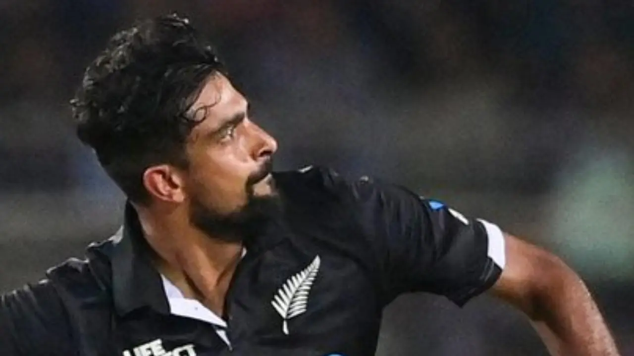 IN PHOTOS NZ vs ZIM Ish Sodhi claims four wickets enters elite T20I club
