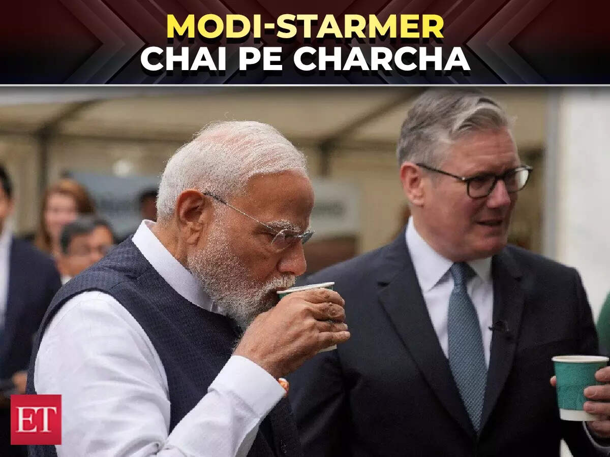 Amid hectic meetings and tight schedules, Modi-Starmer Chai pe Charcha