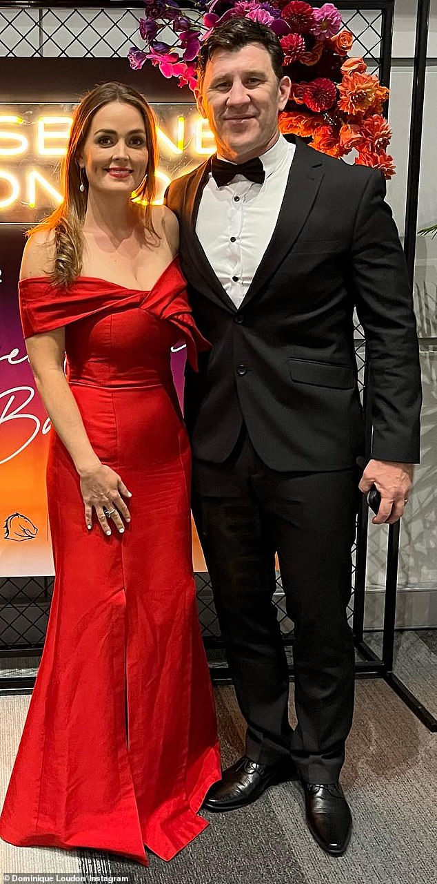 Footy legend Martin Lang's miracle baby with TV identity Dominique Loudon