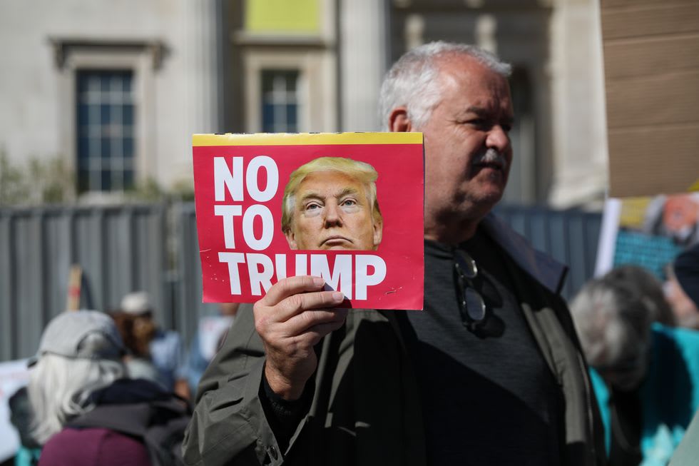 Donald Trump braces for 'anti-far-right' protest in Scotland as police ...