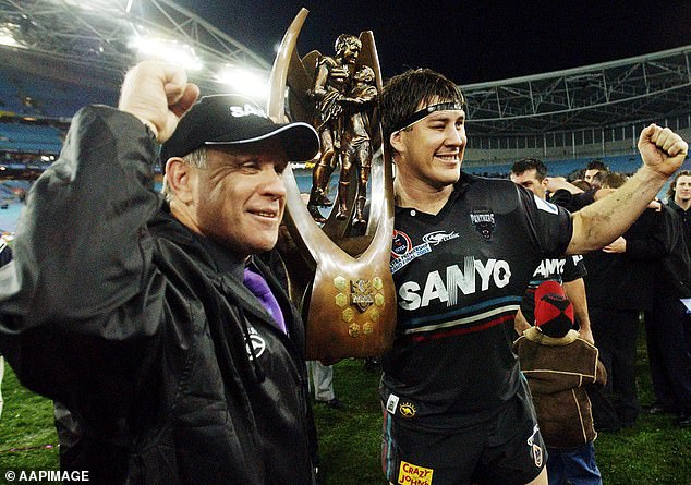 Footy legend Martin Lang's miracle baby with TV identity Dominique Loudon