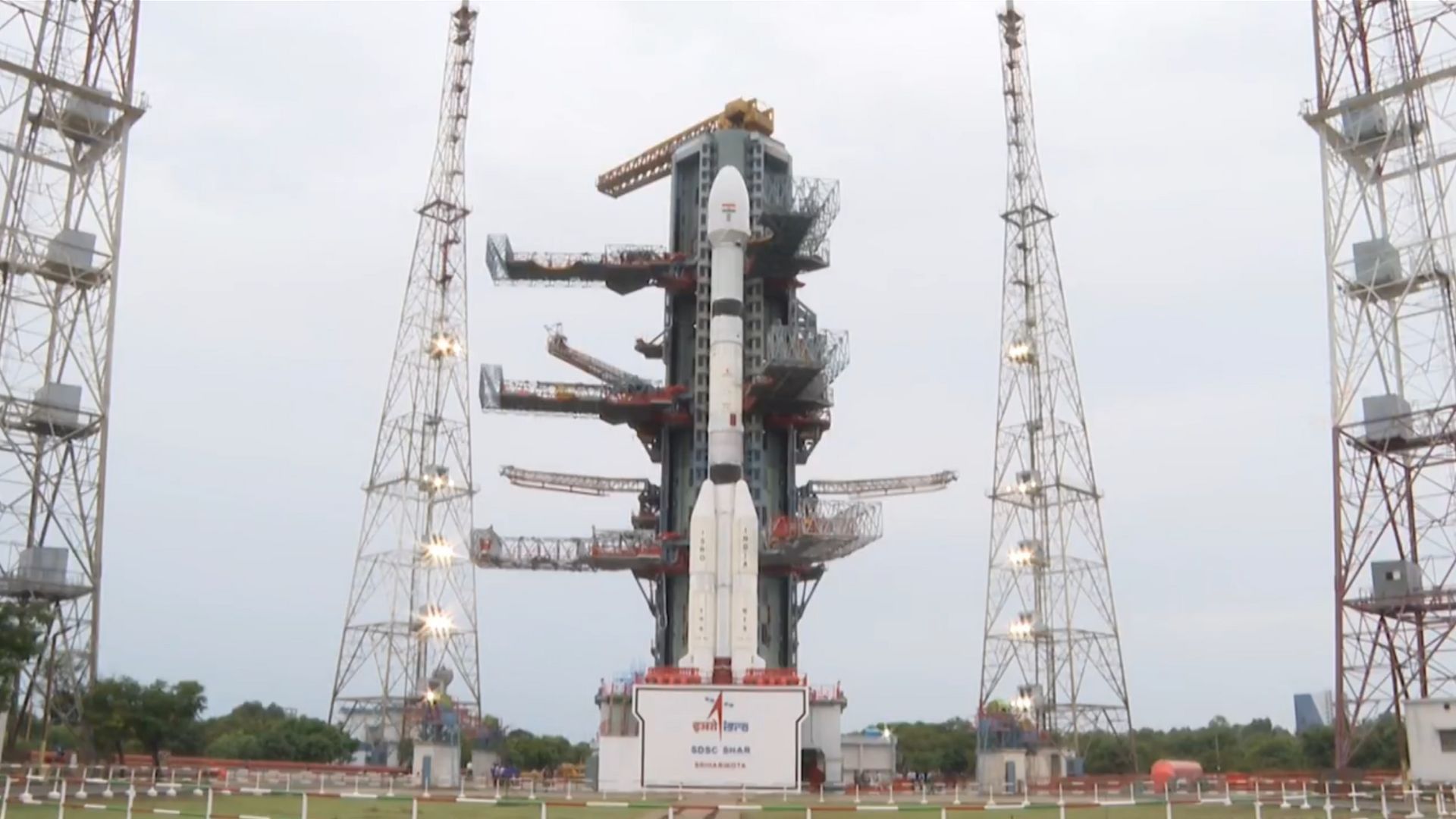 ISRO rolls out GSLV rocket to launchpad for NISAR launch