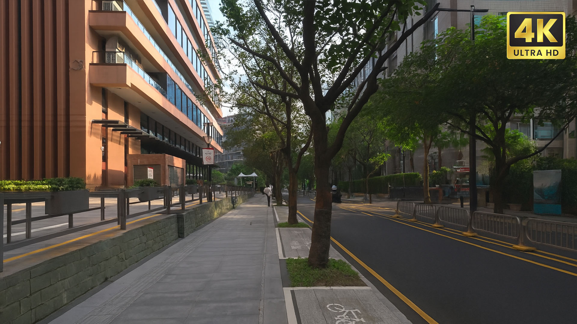 Shenzhen’s Modern Business Zone with Global Headquarters – Walking Path ...