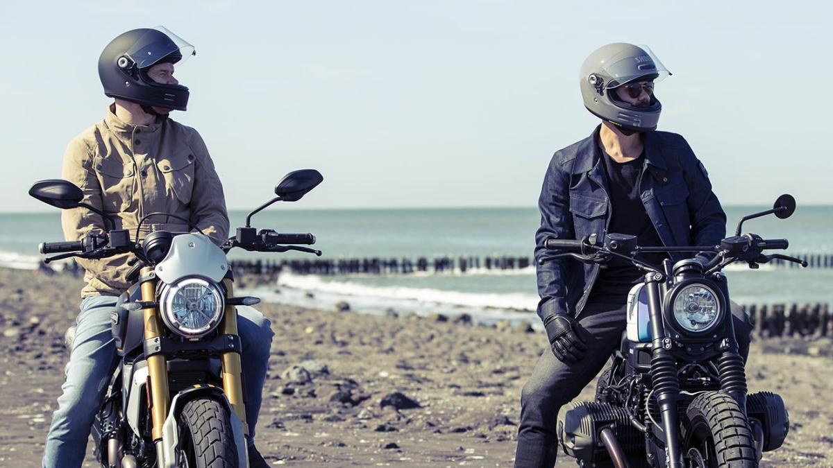 10 cascos integrales retro para ir en moto con un estilo setentero ...