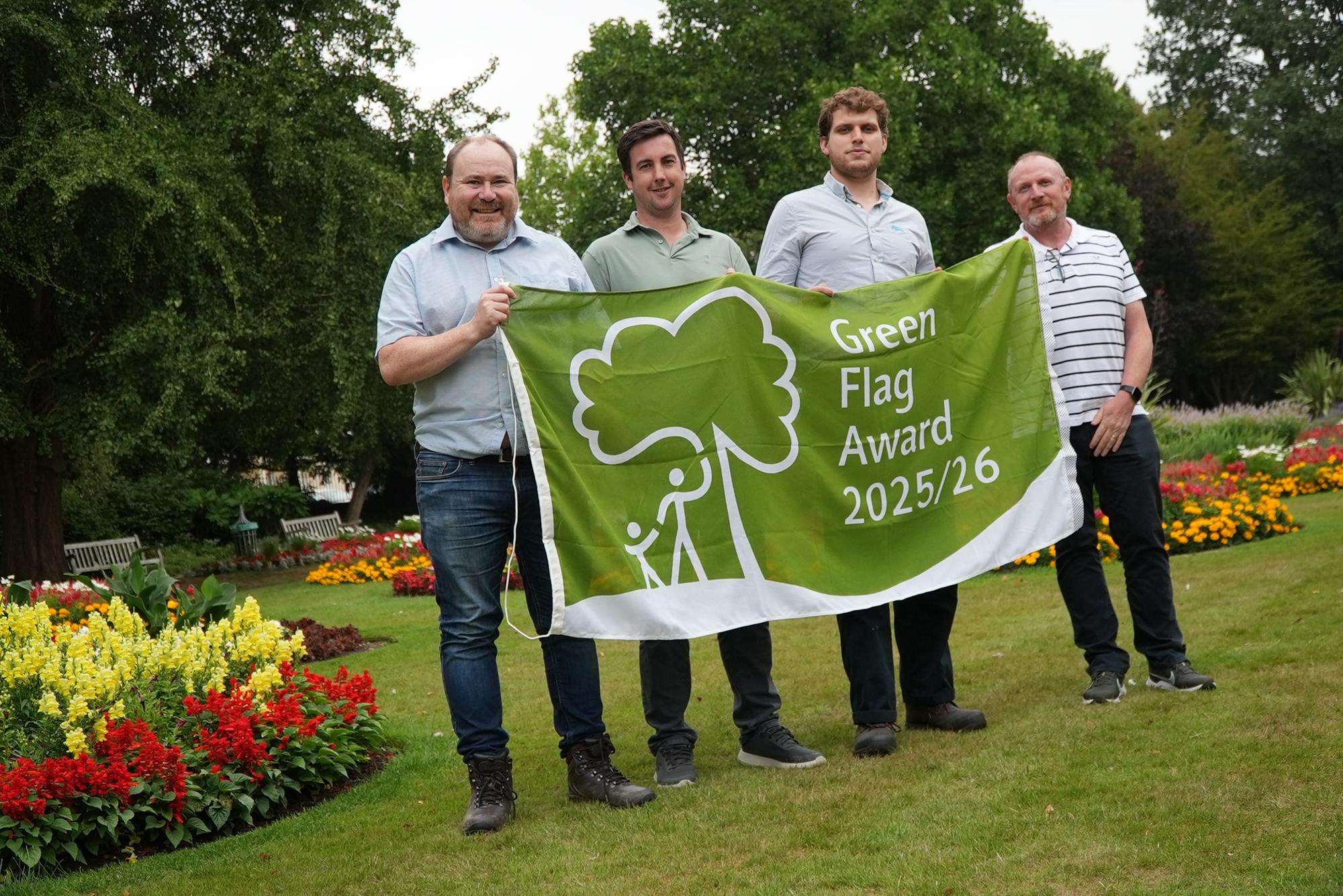 Green Flag awards for four parks and green spaces in and around Leamington