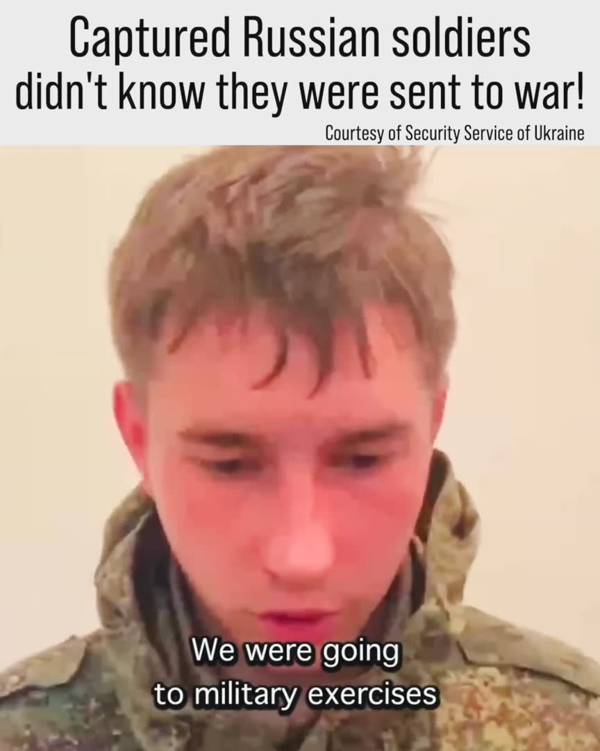 Captured Russian soldiers saying unbelievable things