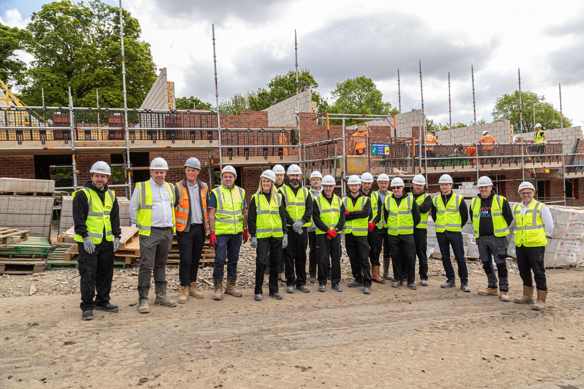 Lovell hosts visit at Newcastle development for former forces personnel ...