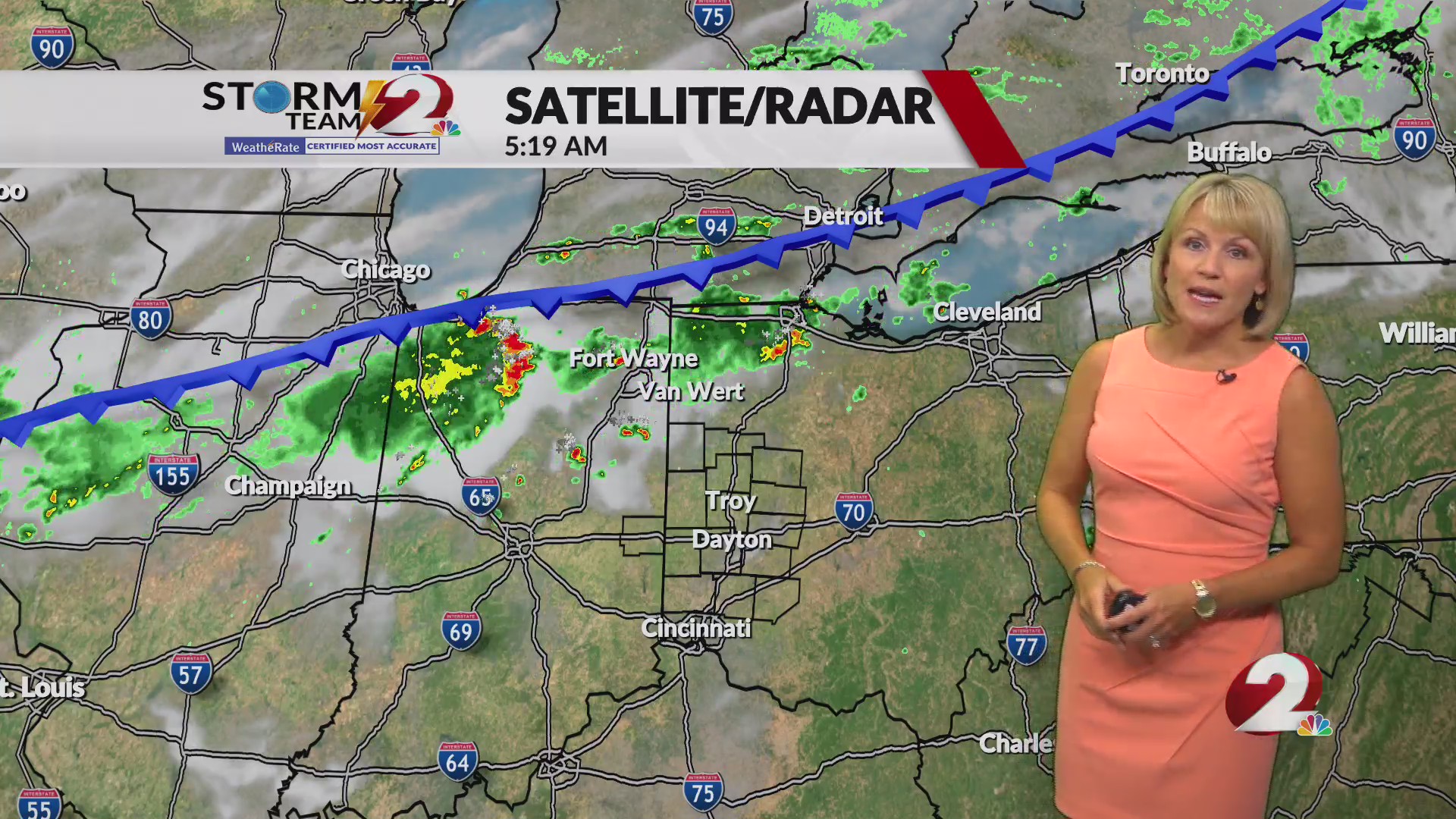 Today's Miami Valley Forecast 7/25/25