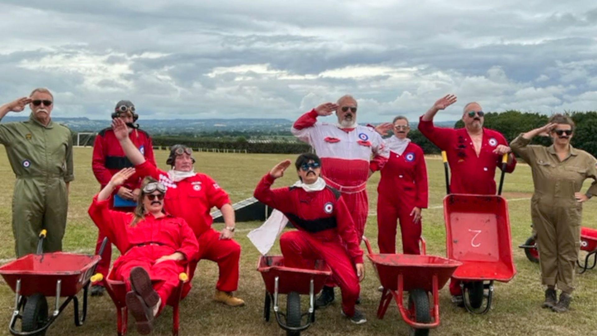 What do the Red Arrows think of the Red Barrows?