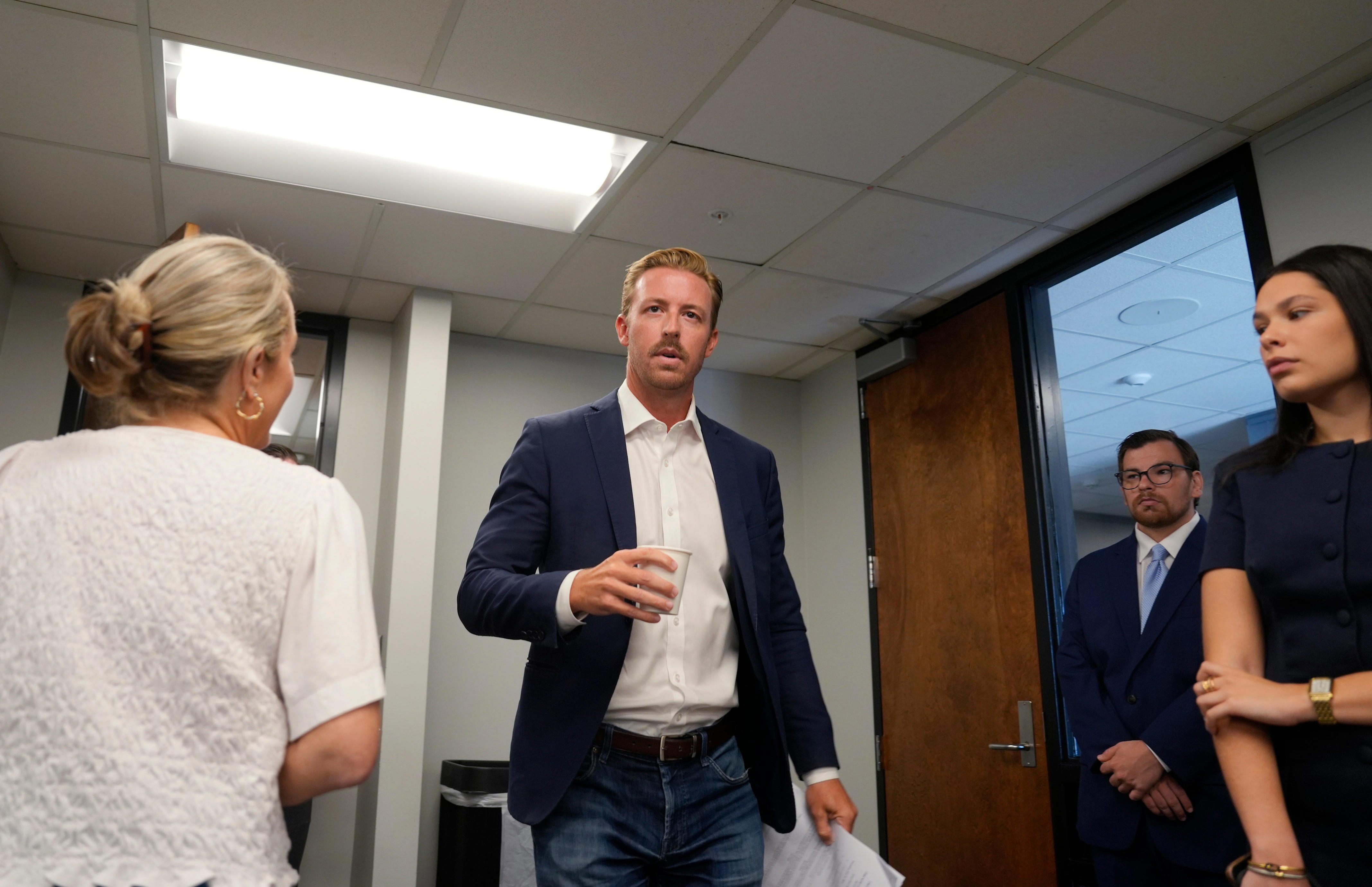 Naked women did appear on Ryan Walters' office TV, but no one to blame ...