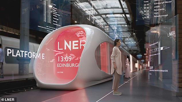LNER reveals what its trains could look like in 2075 - including ...