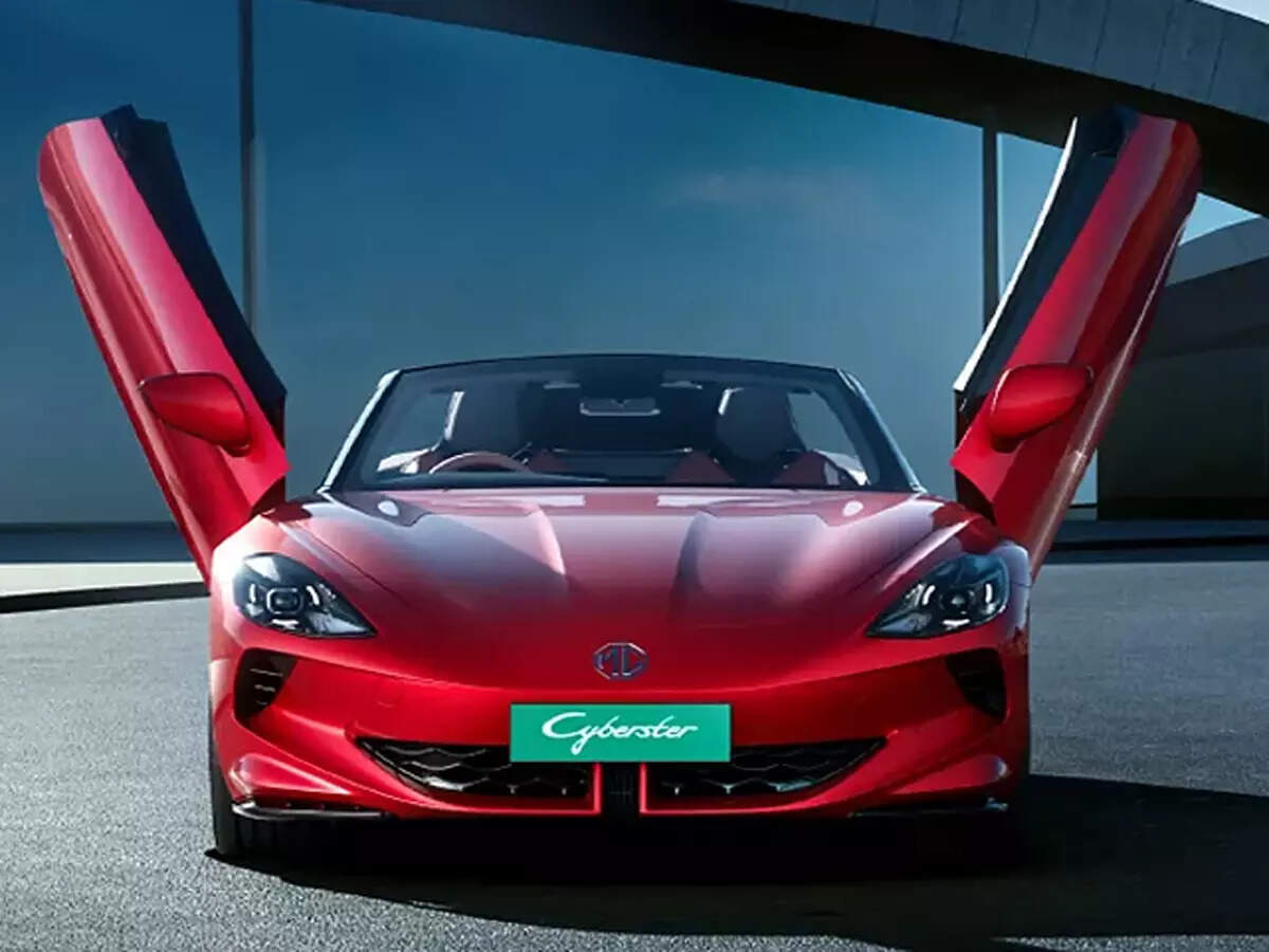 MG Cyberster electric roadster launched in India at Rs 74.99 lakh ...