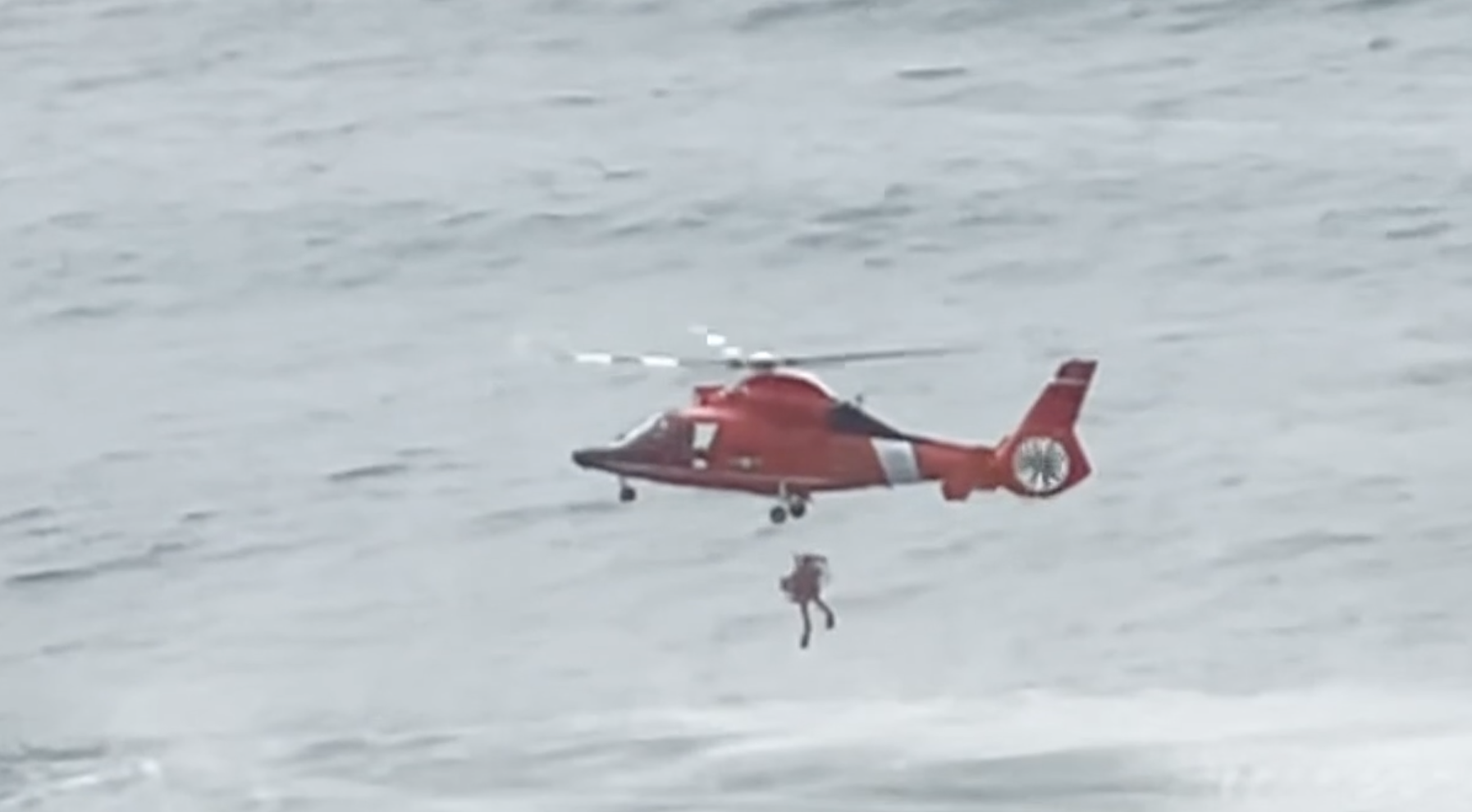 California Coast Guard Rescue Girl Swept Out to Sea