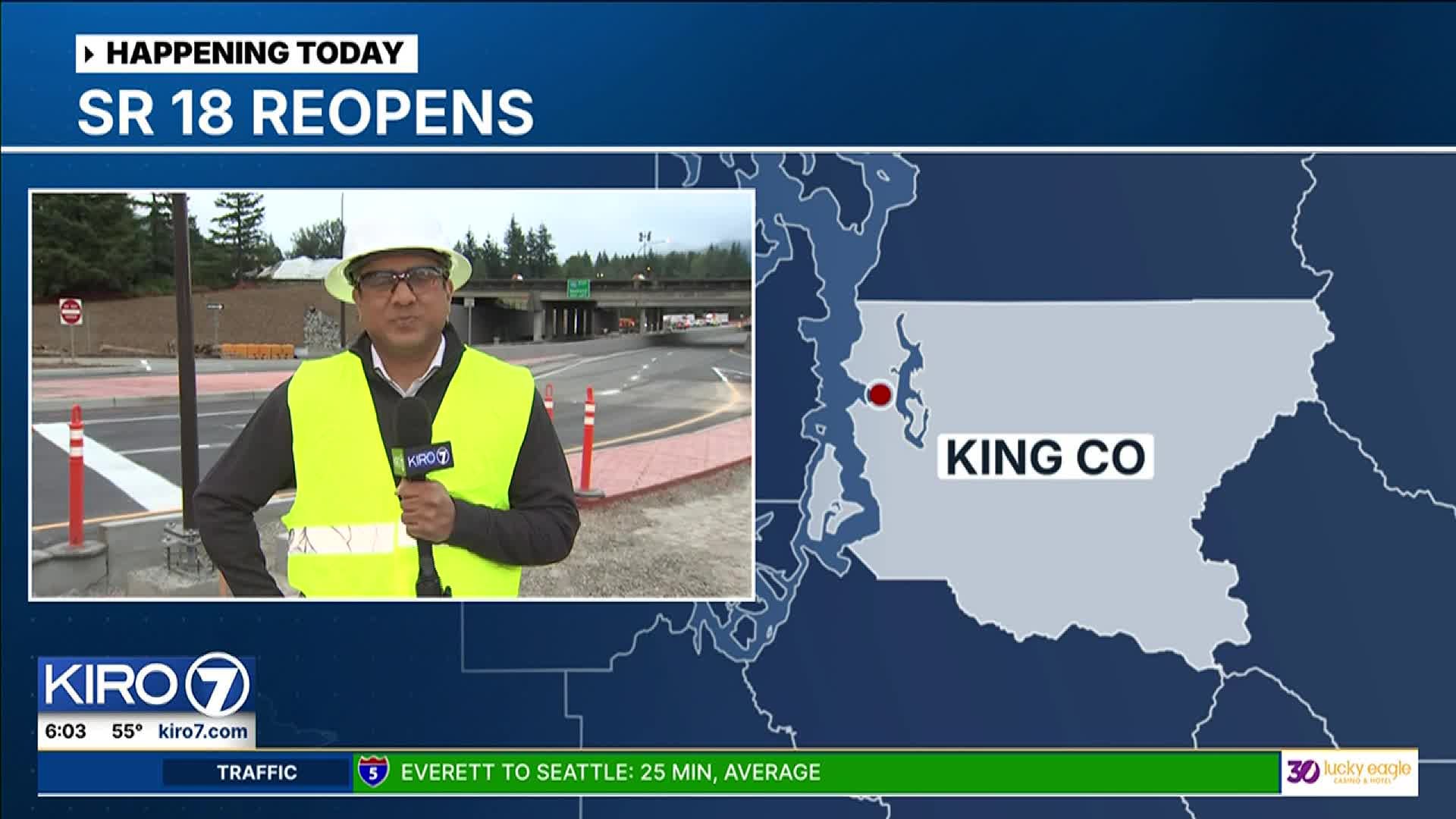 So close! New SR-18/I-90 interchange is almost open