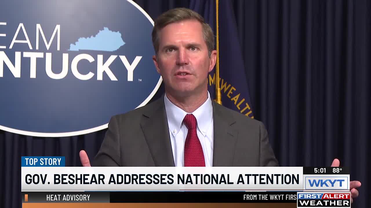 Governor Beshear addresses speculation about national ambitions