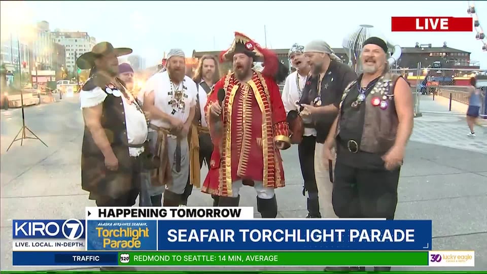 VIDEO: ARGH! Seafair Pirates prepare for new Torchlight Parade route