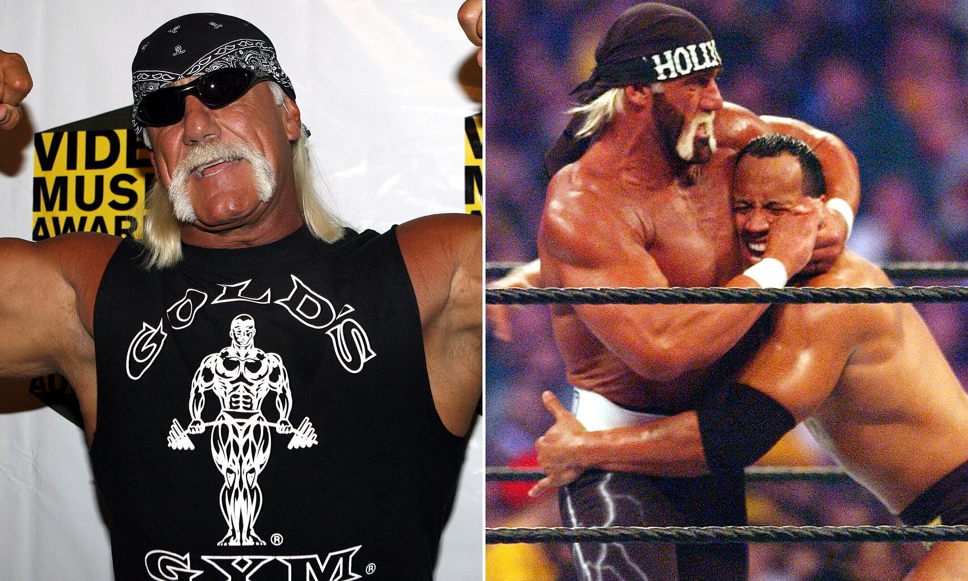 The Rock pays emotional tribute to Hulk Hogan following WWE legend's ...