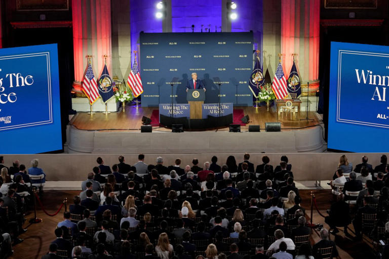 Trump’s AI plan pushes patriotism in Silicon Valley — and aims to ...