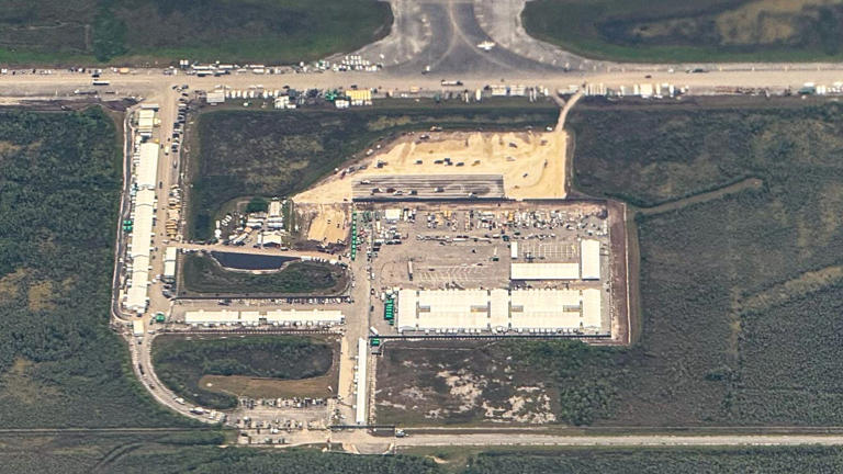 Alligator Alcatraz: DeSantis to speak at Florida immigration detention ...