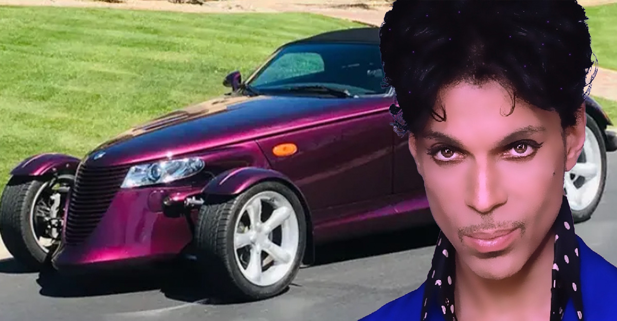 Prince's Purple Garage Was Pure Royalty