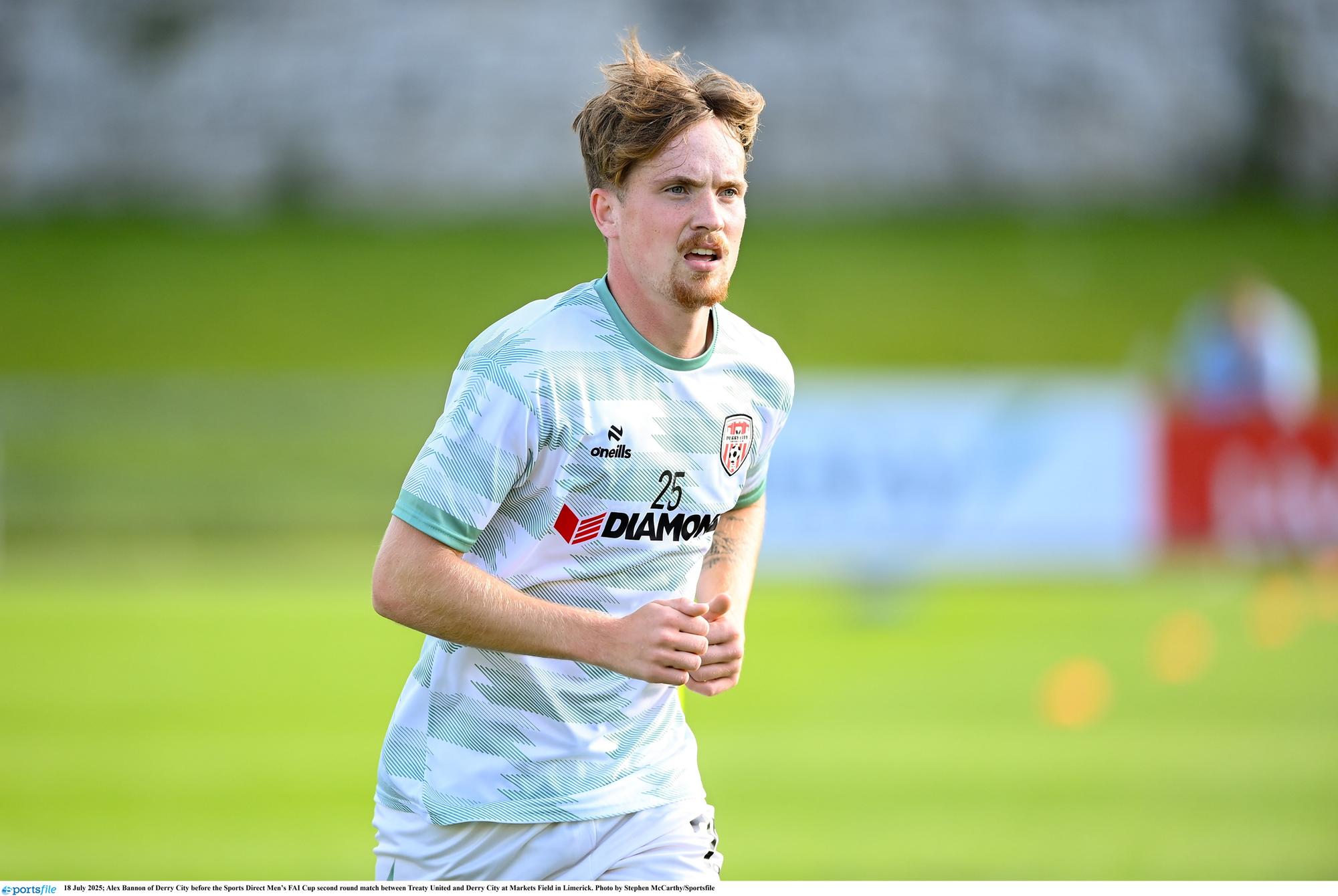 Alex Bannon wants to write his name in Derry City's history books