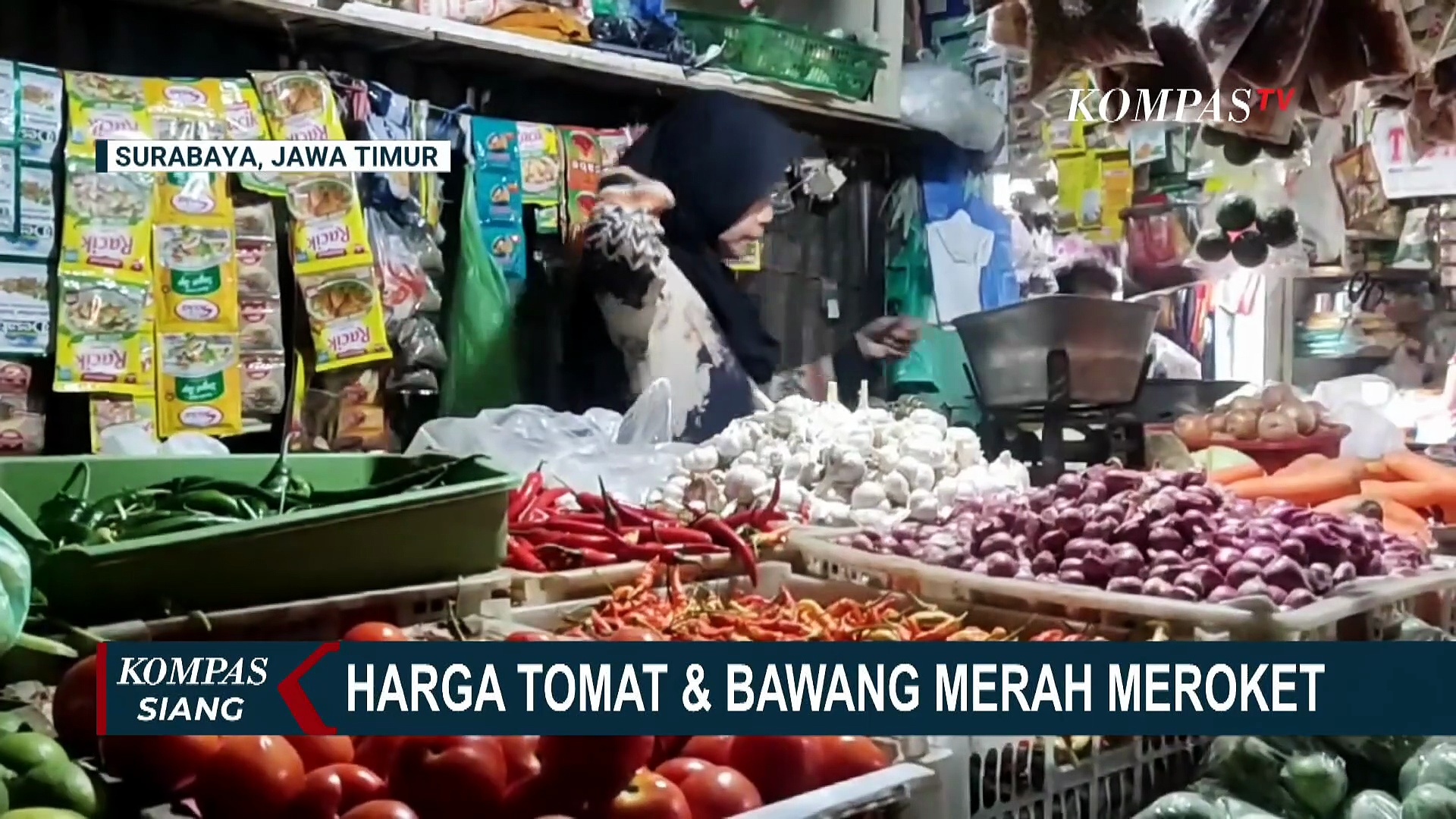 Melonjak Tinggi, Harga Tomat Rp30 Ribu dan Bawang Merah Dijual Rp50 ...
