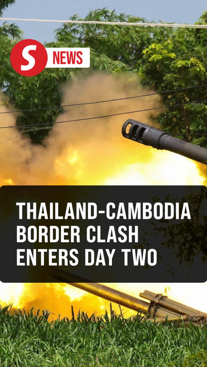 Thailand, Cambodia exchange heavy artillery fire as fighting rages for ...