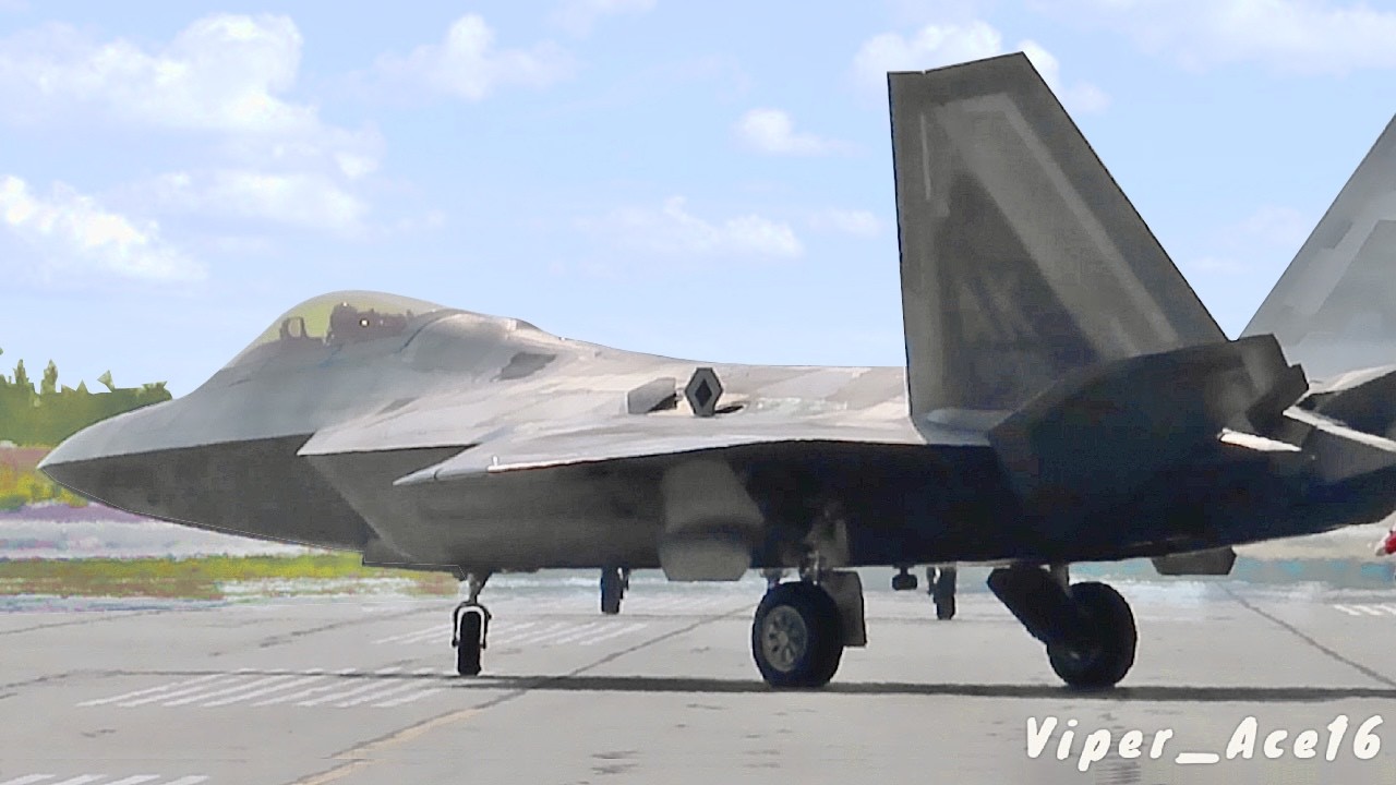 USAF F-22 Raptor Demo by Capt. RaZZ Larson