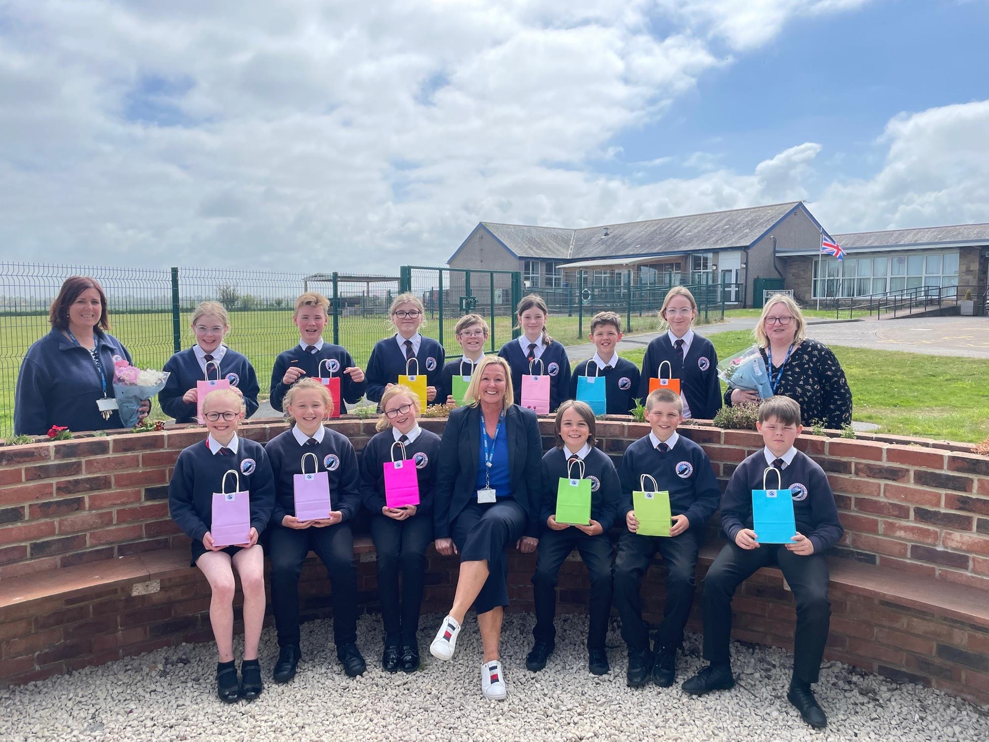 Year 6 school leavers from across Northumberland